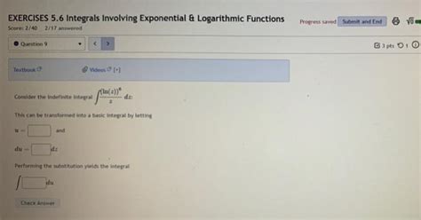 Solved EXERCISES Integrals Involving Exponential Chegg