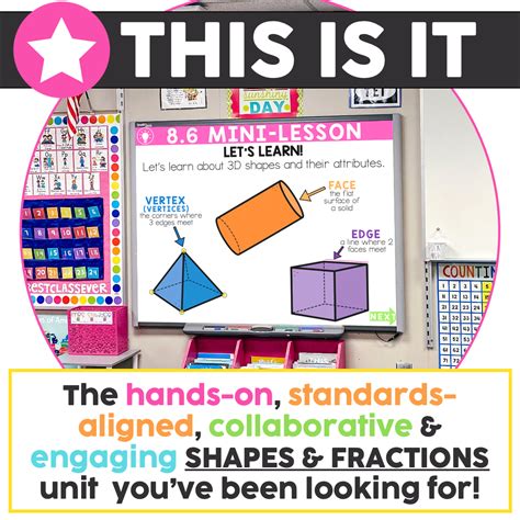 Geometry And Fractions Unit Lucky Little Learners