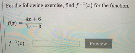 Solved For The Following Exercises Find A Domain On Which