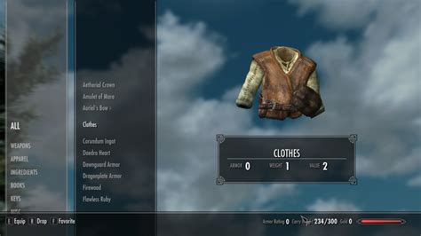 Clothes Skyrim Id Spawn Commands Value And Weight Tbm Thebestmods