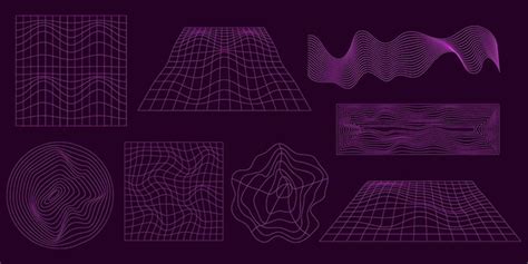 Premium Vector Collection Of Flat Design Abstract Wireframes