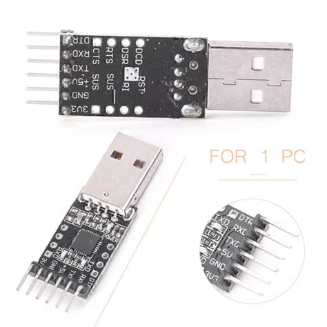 Convertitore Seriale 6 Pin Da Usb 2 0 A Ttl Uart Cp2102 Stc Sostituzione Modulo Ft232 Eur 5 14