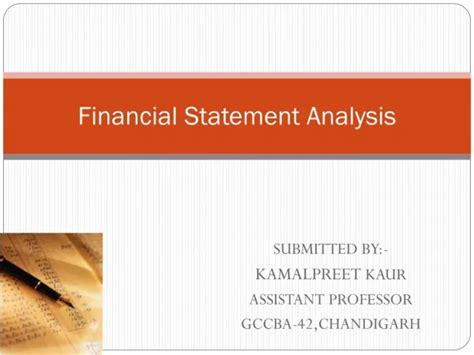 Ppt Financial Statement Analysis Powerpoint Presentation Free