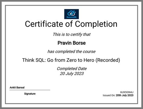 Pravin Borse On Linkedin Sql Dataengineer Bigdata