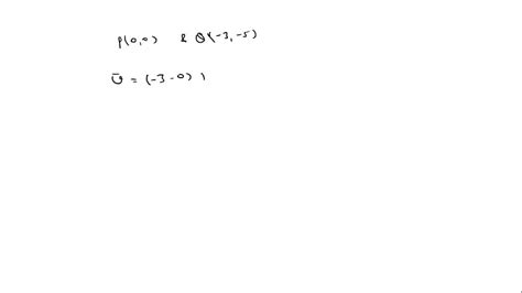 Solvedthe Vector 𝐯 Has Initial Point P And Terminal Point Q Write 𝐯