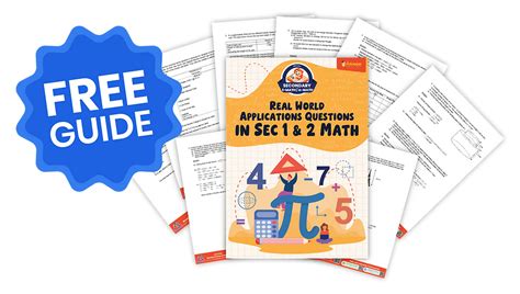 Unlocking The Power Of Real World Math Real World Applications Questions For Secondary 1 And 2 Math