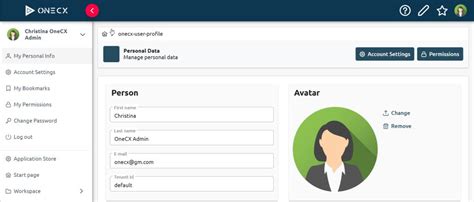 Onecx User Profile Onecx Docs