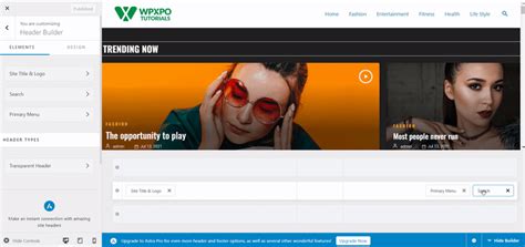 how to add a search bar in wordpress menu wpxpo