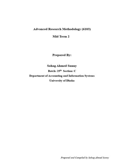 Arm 2nd Mid Pdf Coefficient Of Determination Errors And Residuals