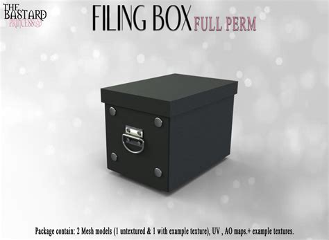 Second Life Marketplace The Bastard Princess Filing Box Full Perm