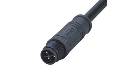 M12 숫놈 몰딩 S코딩 플라스틱 케이블 타입 M12 전원커넥터 케이블몰드 M12 S코드 커넥터 M12 원형 커넥터 전원용 방수커넥터주크레켄