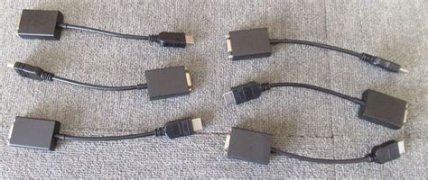 6 X Lenovo 03x7583 Ch7101b 02 Thinkpad Hdmi To Vga Monitor Adapter