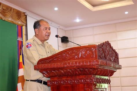 អភិបាលខេត្តបន្ទាយមានជ័យ អញ្ជើញជាអធិបតីក្នុងពិធីបើកវគ្គបណ្ដុះបណ្ដាលវគ្គតម្រង់ទិស ស្ដីពី ផែន កា