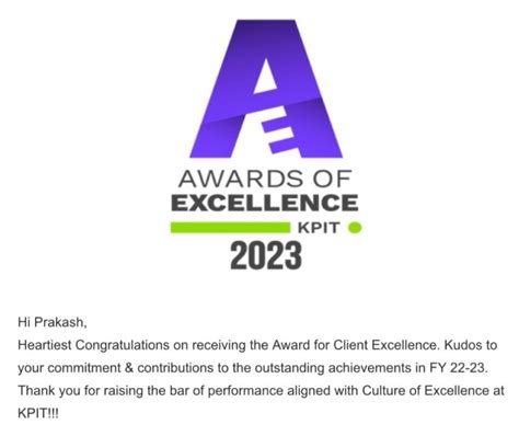 Prakash Nihalani On Linkedin Kpit Teamwork Trustedpartner Grattitude Excellence 65 Comments