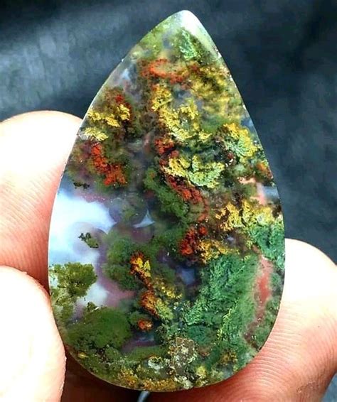 Moss Agate From Indonesia The Moss Is Actually Iron And Other
