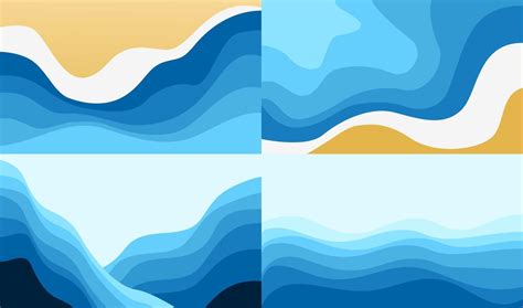 Blue Wave Pattern Vector Art Icons And Graphics For Free Download