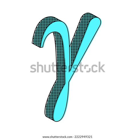 Gamma Angle Sign Mathematics 3d Illustration Stock Illustration
