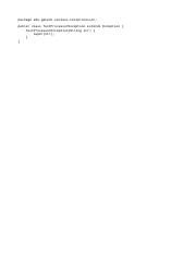 TextProcessorException Java Package Edu Gatech Seclass Textprocessor Public Class