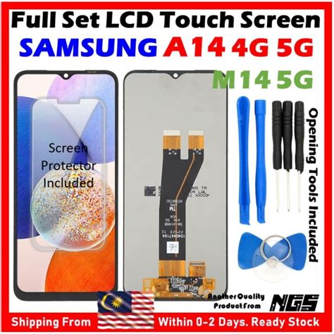 Ori Ngs Full Set Lcd Touch Screen Compatible For Samsung Galaxy A G A F A G A B
