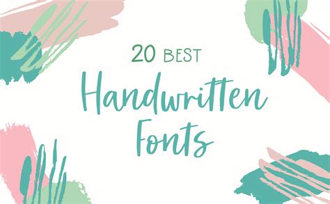 20 Best Handwritten Fonts Wonderment Paper