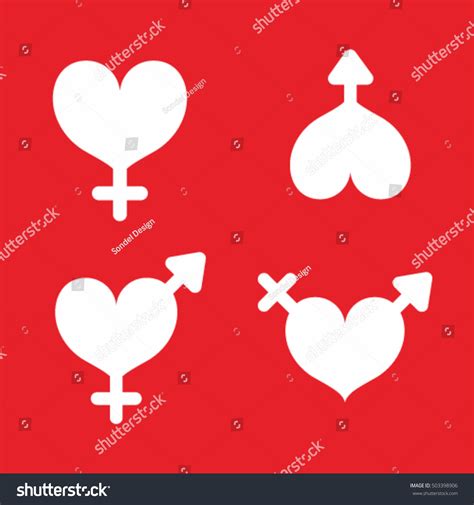 Gender Sex Logo Icon Template Set Stock Vector Royalty Free Shutterstock