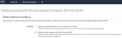 using aws ecr as a docker registry