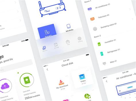 Router Page Smart Sketch Router Interface Intelligent Icon Home Design