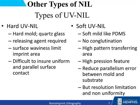 Nanoimprint Lithography Pptx Chemistry Science