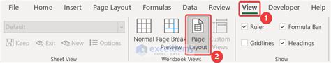 How To Insert Page Number In Excel Cell Not In Header