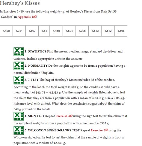 Solved In Exercises Use The Following Weights G Of Chegg