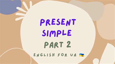 Present Simple за 6 хвилин Заперечні та питальні речення Англійська українською English