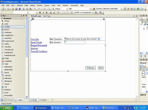 ASP NET 2 0 Wizard Control CodeProject