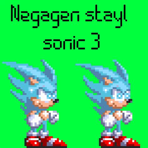 Negagen Stayl Sonic 3 By Misrgo On Deviantart