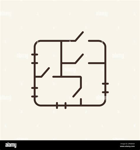 Flat Project Line Icon Stock Vector Image And Art Alamy