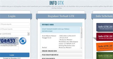 Solusi TIDAK VALID Pada Info GTK 2020 2021