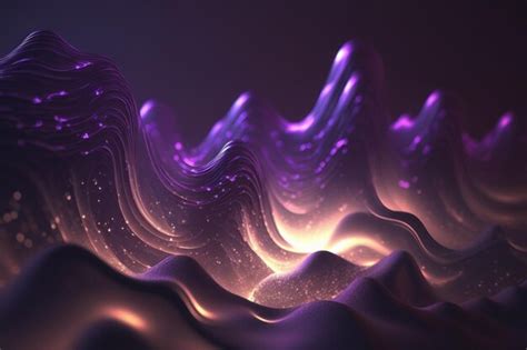 Premium Photo Abstract Waves Generative Ai