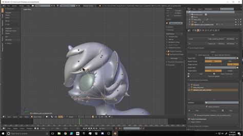 How To Export Ponies For Unreal Engine 4 From Blender Youtube