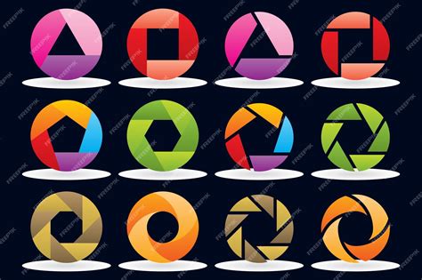 Premium Vector Rotation Logo Set