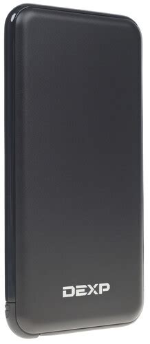 Купить Портативный аккумулятор 10000 Mah Dexp Hc M10 2 2 1А Usb Type C мет вс кабель Li