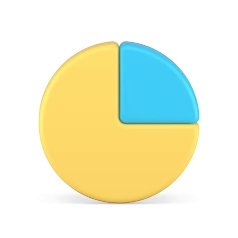 Premium Vector Chart Pie Circle Diagram Business Statistic Accounting Analyzing 3d Icon