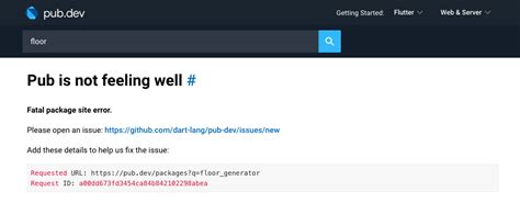 Pub Is Unreachable · Issue 2571 · Dart Langpub Dev · Github