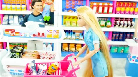 کارتون باربی این داستان سوپر مارکت جدید