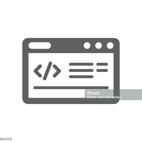 Code Optimization Coding Icon Gray Vector Stock Illustration Download