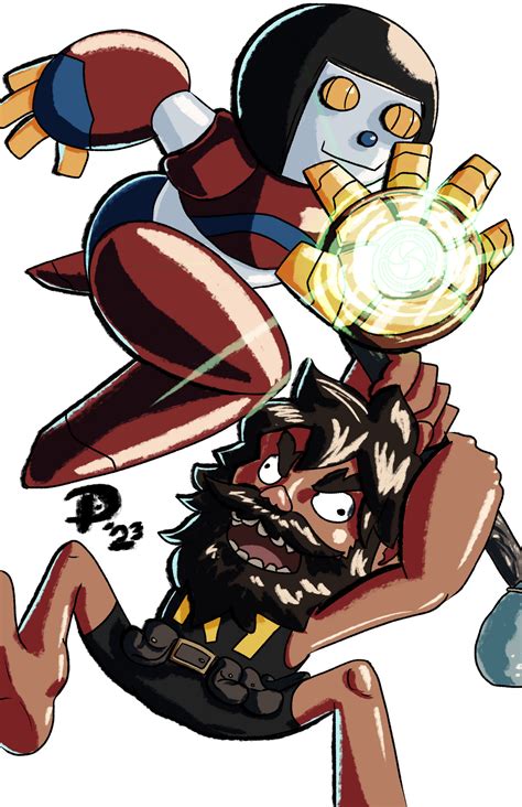 Robot And Caveman By Ptr Trick On Deviantart