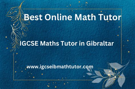 Yk Reddy The Best Igcse And Ib Math Tutor In Gibraltar And Beyond