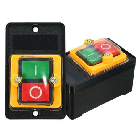 Ac 220 380v 10a On Off Waterproof Push Button Switch 3p Three Phase