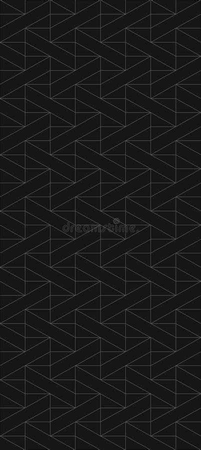 Elegant Geometric Seamless Pattern Stylish Triangular Grid Texture Stock Vector Illustration