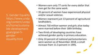 Powerpoint Slides United Nations Sustainable Development Goals Pptx