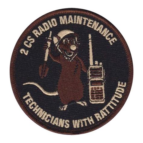 2 Cs Radio Maintenance Patch 2nd Communications Squadron Patches