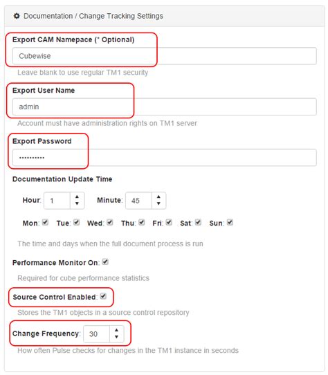 Configuring Change Tracking And Source Control